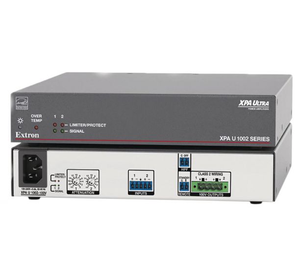 Amplificateur 2 canaux XPA U 1002-100V - Extron | Manutan Collectivités