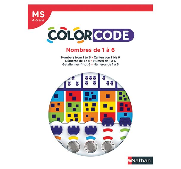 Colorcode - Nombres de 1 à 6 | Manutan Collectivités