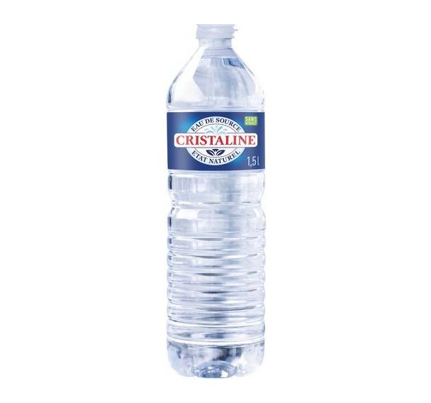 Eau de source Cristalline 1,5L - Pack 6 bouteilles | Manutan Collectivités