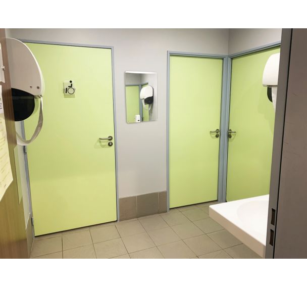 Miroir sanitaire - 40 x 60 cm - Manutan | Manutan Collectivités