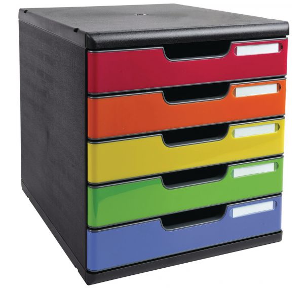 Module de classement Modulo A4 5 tiroirs - Exacompta | Manutan ...