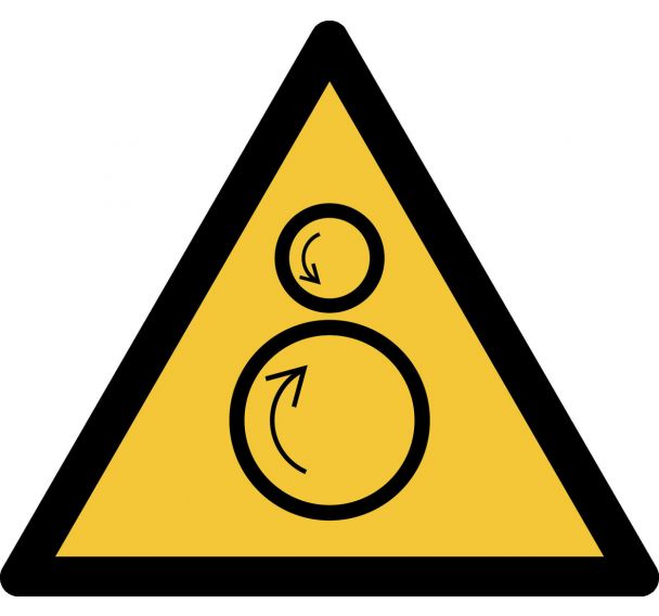 Panneau pictogramme Éléments Rotatifs | Manutan Collectivités