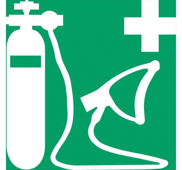 Panneau pictogramme masque à oxygène | Manutan Collectivités