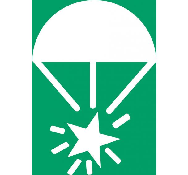 Panneau pictogramme signal lumineux à parachute | Manutan Collectivités