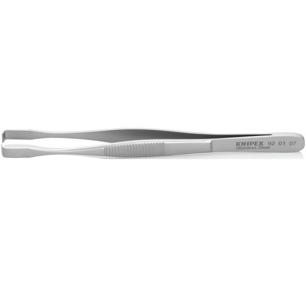 Pince brucelle acier inoxydable 143mm pointes à 90° | Manutan Collectivités