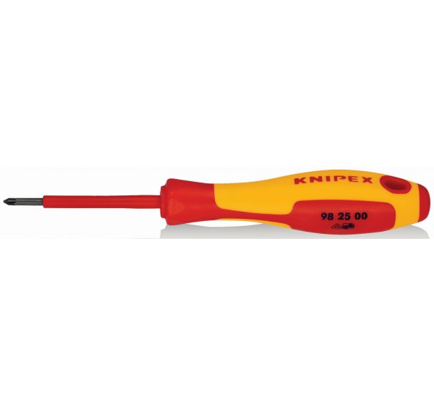 Tournevis cruciforme Pozidriv® isolé 1000V - KNIPEX | Manutan Collectivités