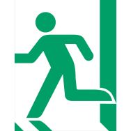 Pictogramme Issue de secours gauche - 150 x 150 mm - Jalema | Manutan ...