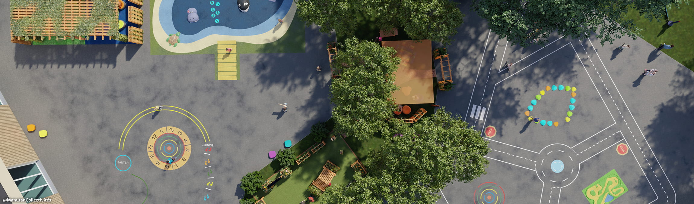 Comment aménager sa cour de récréation ? | Manutan Collectivités