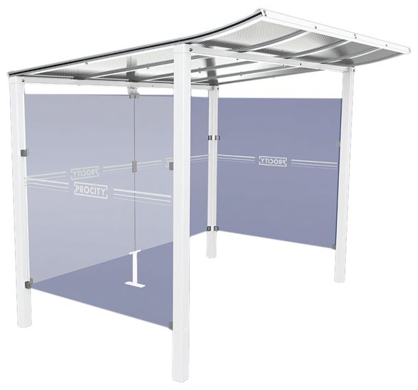 Abri caisse Modulo avec bardages latéraux - Procity | Manutan Collectivités