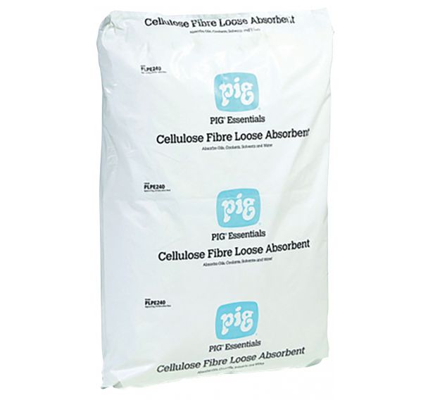 Absorbant granulé en fibre de cellulose PIG Essentials | Manutan ...