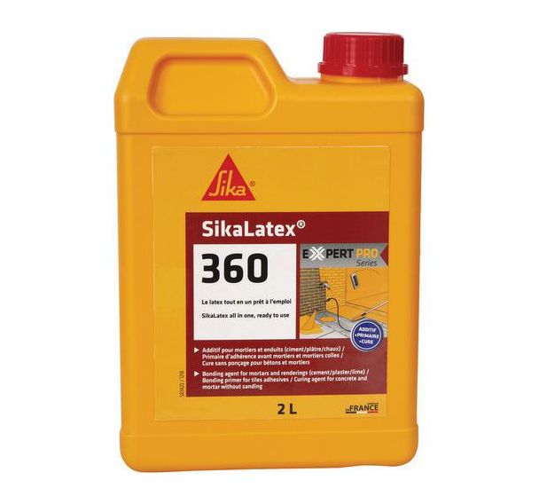 Additif pour mortier et enduit SikaLatex 360 - Sika | Manutan Collectivités
