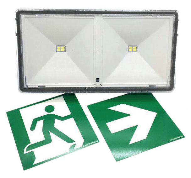 Bloc d'éclairage d'évacuation BAES - SATI One Bloc Tech | Manutan ...