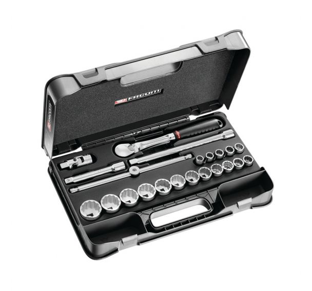 Coffret douilles 1/2'' 12 pans en pouces - SL.161-2P12U | Manutan Collectivités