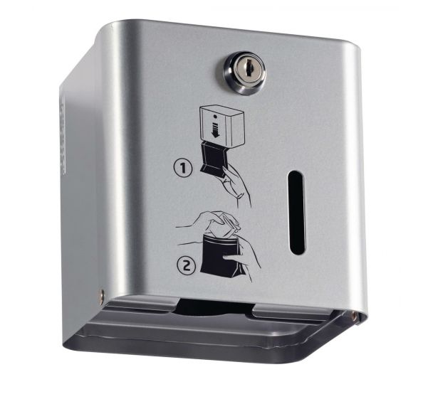 Distributeur Sachet Periodique - Stella 9006 Alu | Manutan Collectivités