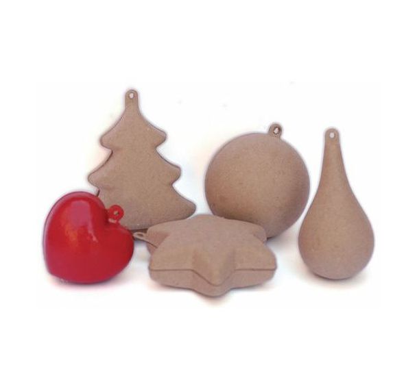 Ensemble de 24 objets en carton recycle à décorer | Manutan Collectivités