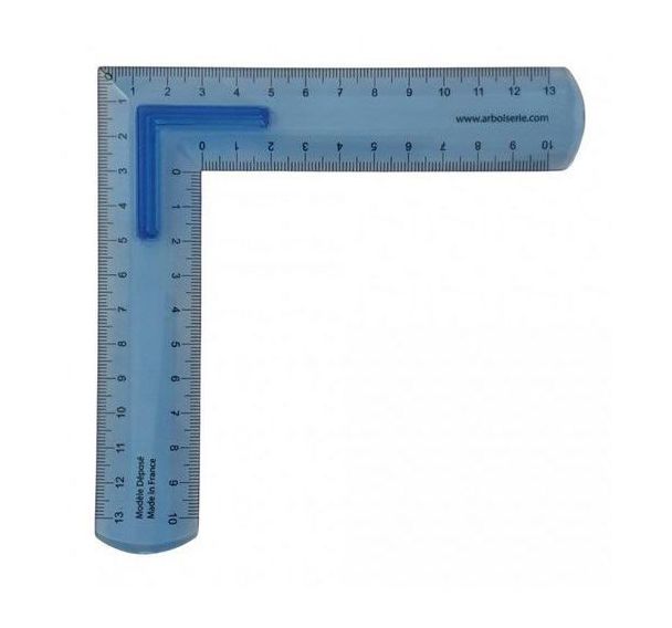 Équerre injectée graduée bleue Eker | Manutan Collectivités