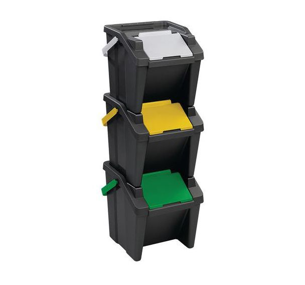 Kit de tri sélectif - 3x30L - CEP | Manutan Collectivités