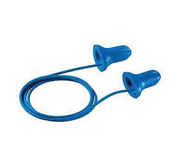 Lot de 100 Bouchons d'oreille jetables cordon détectable Hi-com Detec ...