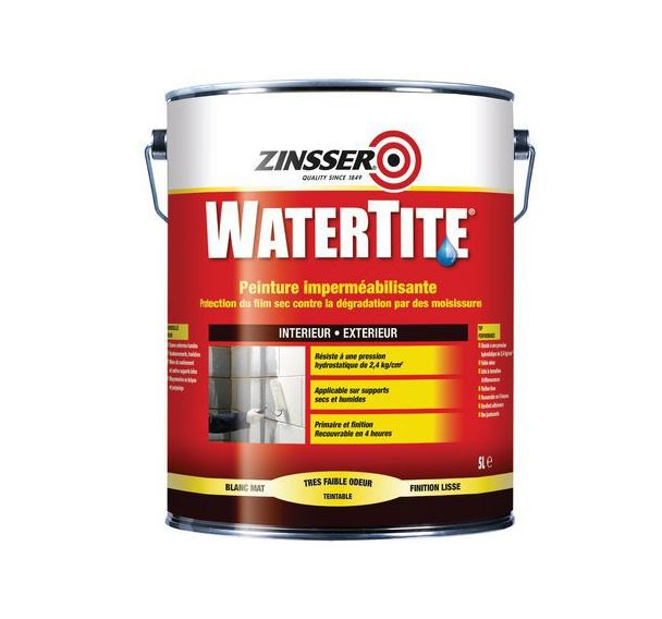 Lot de 2 Zinsser Watertite 5L | Manutan Collectivités