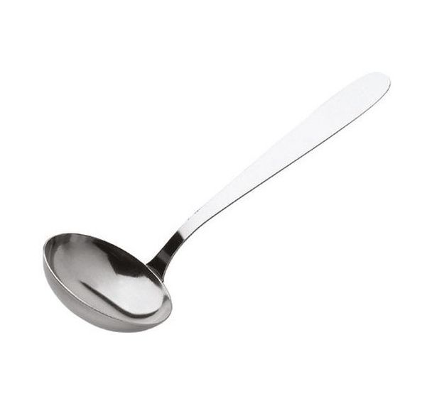Louche de service Uni - Acier inoxydable - 10 cL - 28 cm | Manutan ...