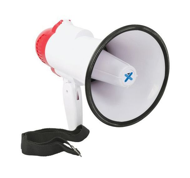 Mégaphone 20 W Record Sirène - MEG020 | Manutan Collectivités
