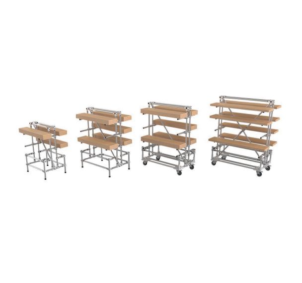 Mini-rack Cantilever mobile - charge 350 kg par niveau - Trilogiq ...