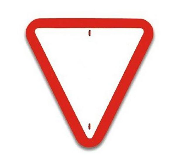 Panneau de signalisation - Céder le passage | Manutan Collectivités