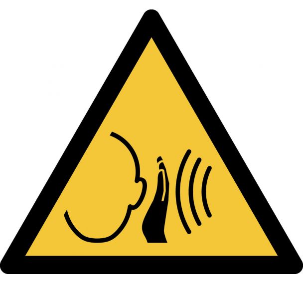 Panneau pictogramme Bruit Fort Soudain | Manutan Collectivités