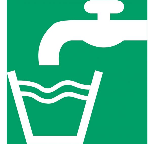 Panneau pictogramme eau potable | Manutan Collectivités