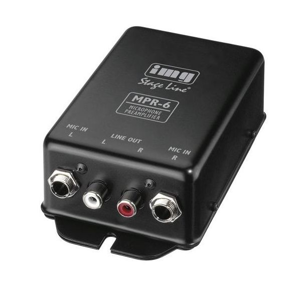 Préampli Microphone Stage Line MPR-6 | Manutan Collectivités