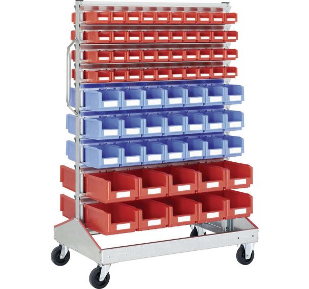 Rack mobile double face - Bac à bec série SK - Bito | Manutan Collectivités