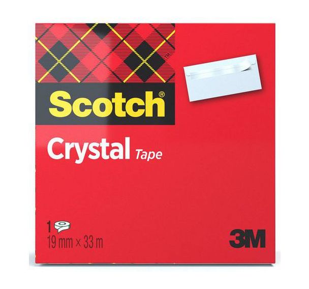 Ruban adhésif transparent Crystal - Scotch | Manutan Collectivités