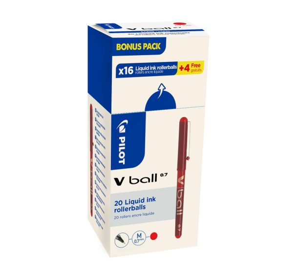 Stylo v-ball 0,7 mm - Pilot | Manutan Collectivités
