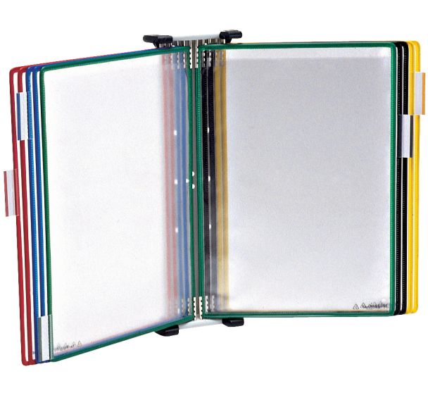 Support mural à pivot 10 pochettes pour format A4 - Tarifold | Manutan ...