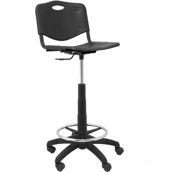 Tabouret Robledo en PVC noir | Manutan Collectivités