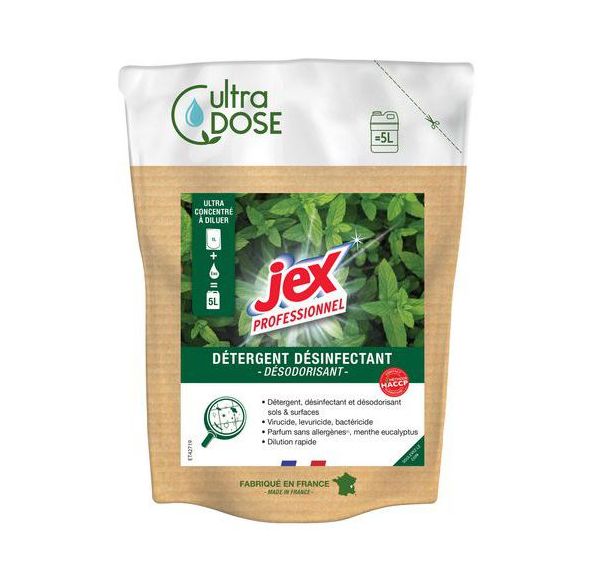 Ultra dose détergent désinfectant désodorisant Menthe - 1L | Manutan Collectivités