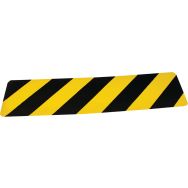 Bande adhésive antidérapante sécurité conformable Jaune/Noir | Manutan ...