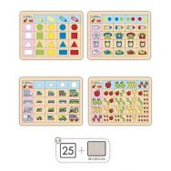 Ensemble 4 puzzles logique 2 | Manutan Collectivités