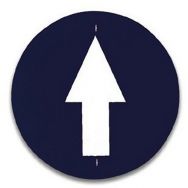 Panneau de signalisation- Circulation à sens unique | Manutan Collectivités