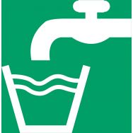 Panneau pictogramme eau potable | Manutan Collectivités
