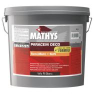 Peinture Mathys acrylique haute qualité blanc semi-mat 4 et 10 L - Rust ...
